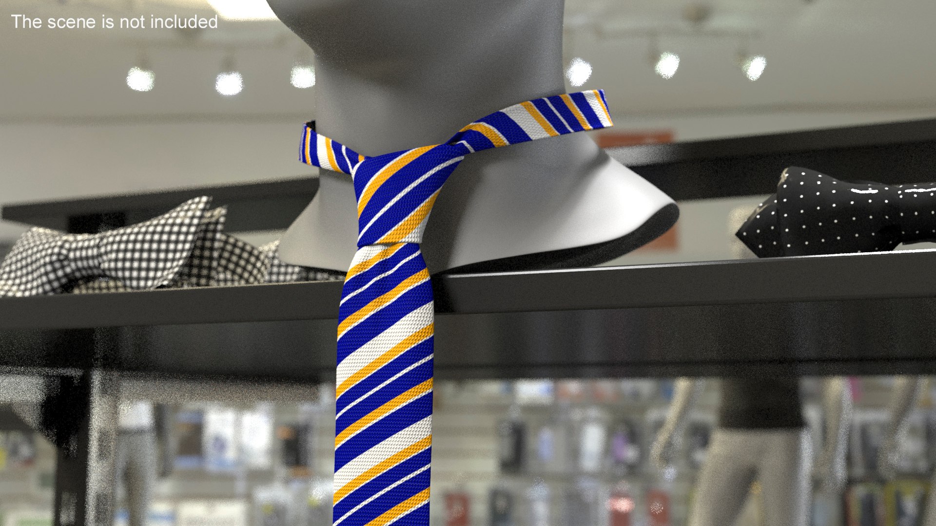 Classic Striped Necktie 3D - TurboSquid 2203522