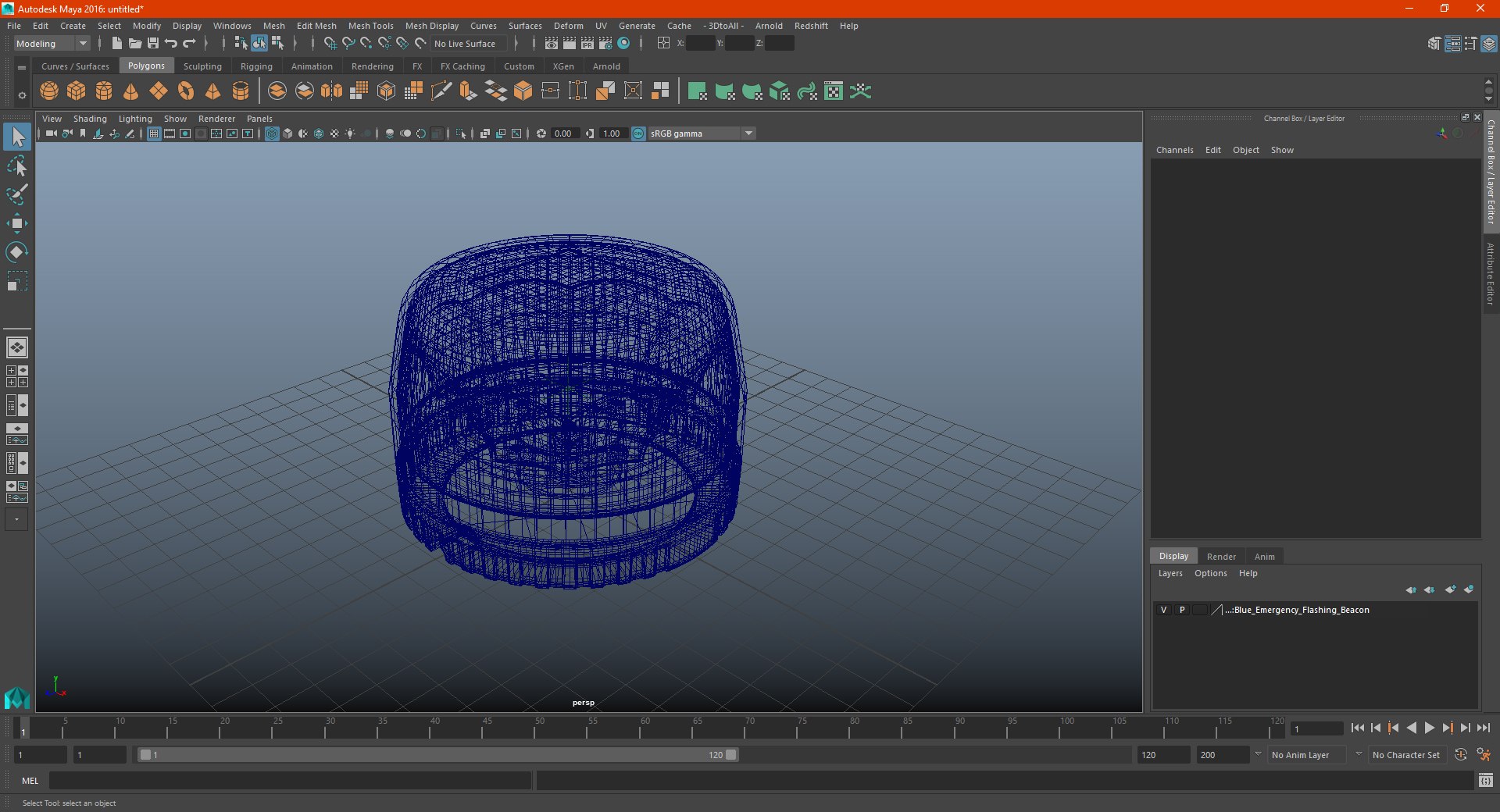 Emergency flashing beacon 3D model - TurboSquid 1709440