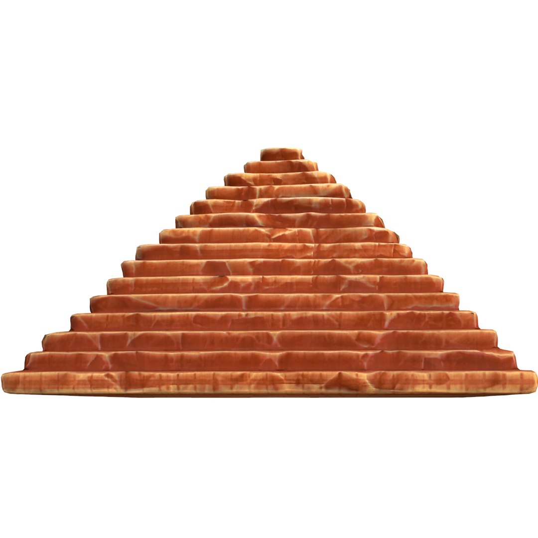 3D Cartoon Pyramid Model - TurboSquid 1568025