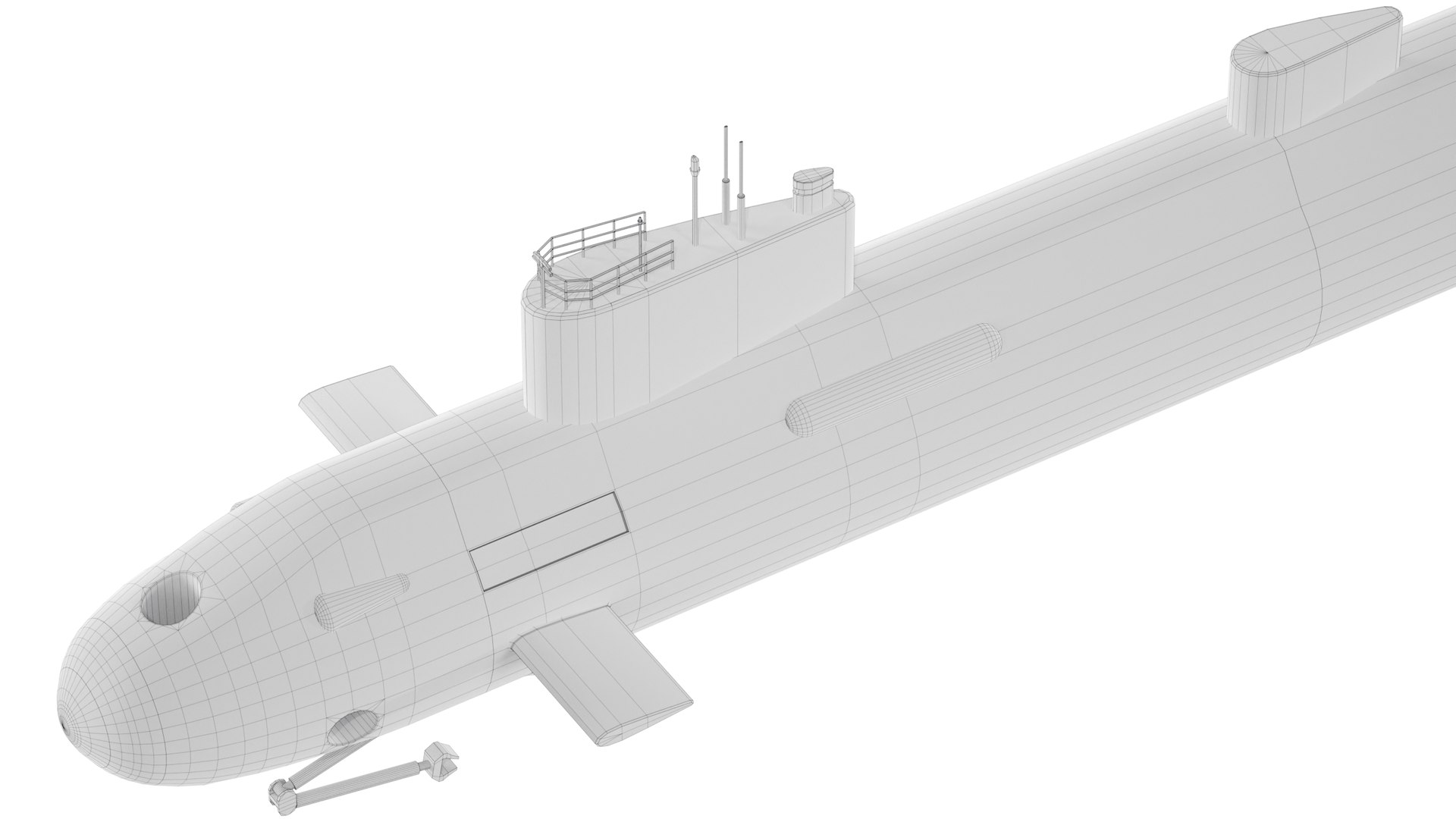3D Paltus-Class Special Purpose Submarine - TurboSquid 2155300