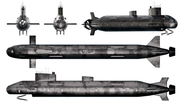 modelo 3d Submarino de propósito especial clase Paltus - TurboSquid 2155300