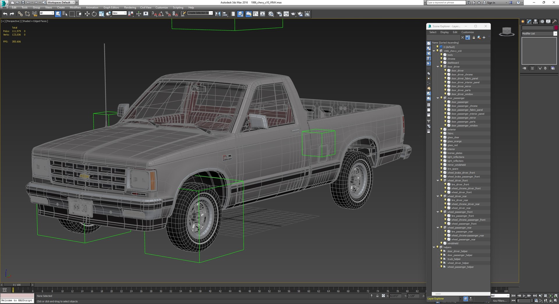 CHEVROLET S10 1986 Model - TurboSquid 2145447