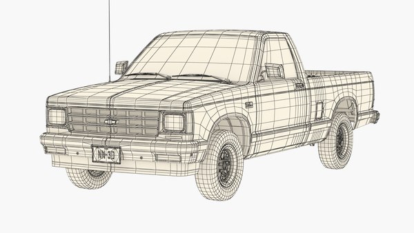 modelo 3d CHEVROLET S10 1986 - TurboSquid 2145447