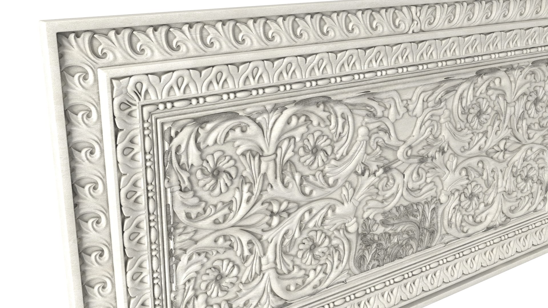 Baroque Roman Bas-reliefdecoration Model - TurboSquid 1788827