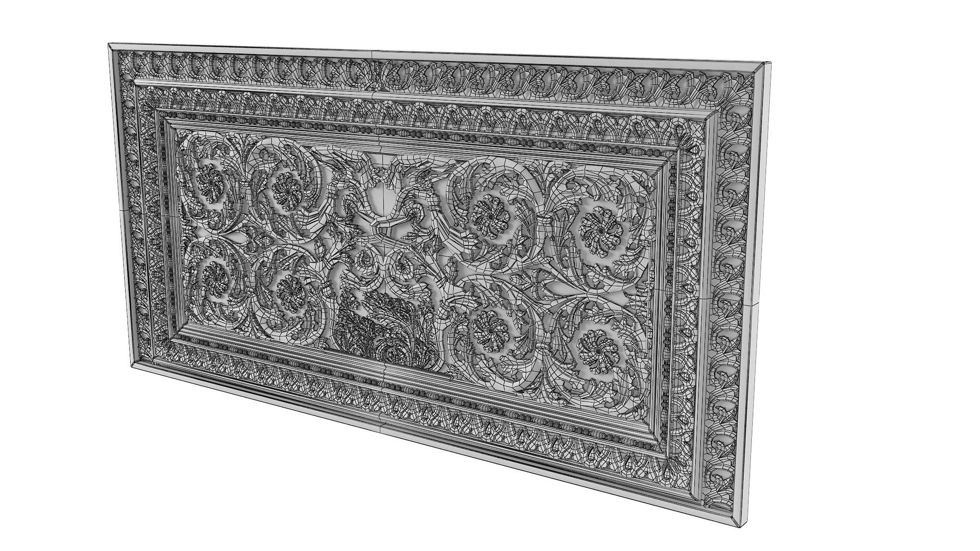 Baroque Roman Bas-reliefdecoration Model - TurboSquid 1788827