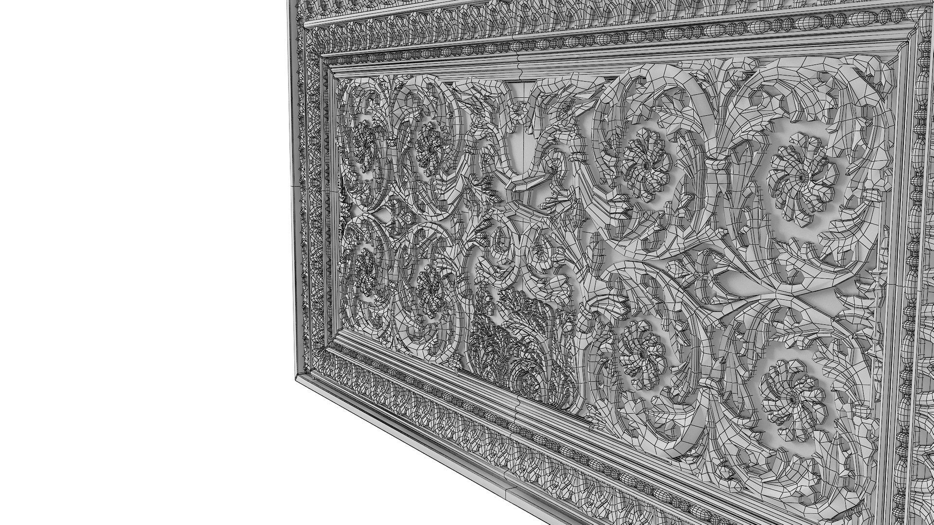 Baroque Roman Bas-reliefdecoration Model - TurboSquid 1788827