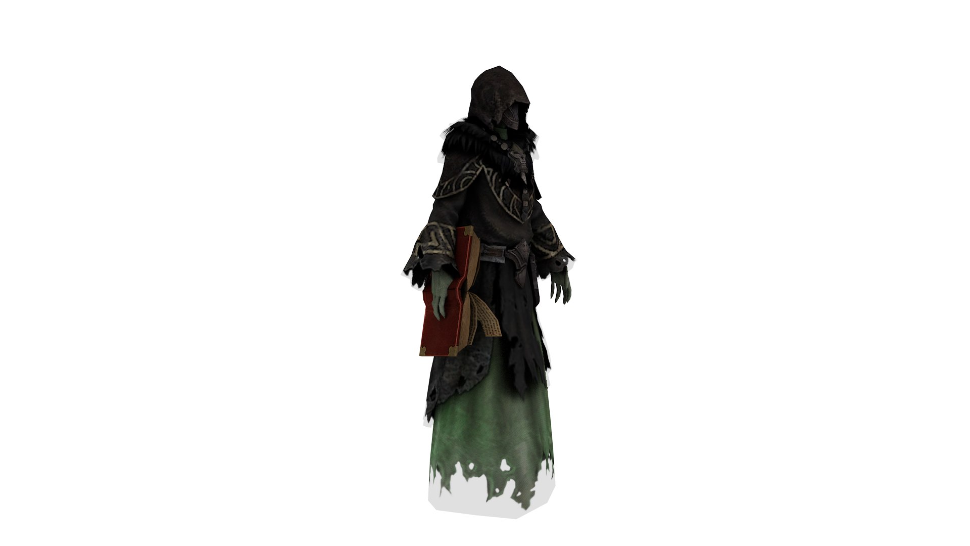 Dark Fantasy 3D Character For Games Cinematics Model - TurboSquid 2411275