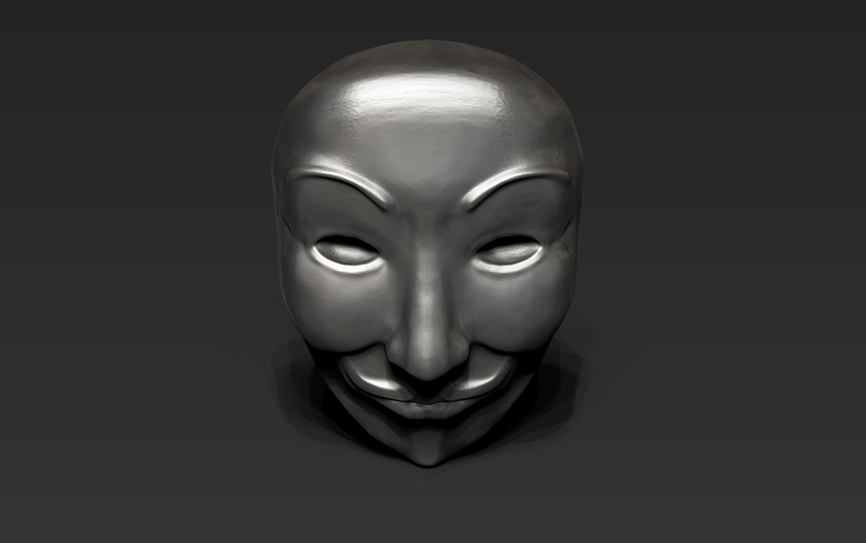 Mask Anonymous 3d Obj