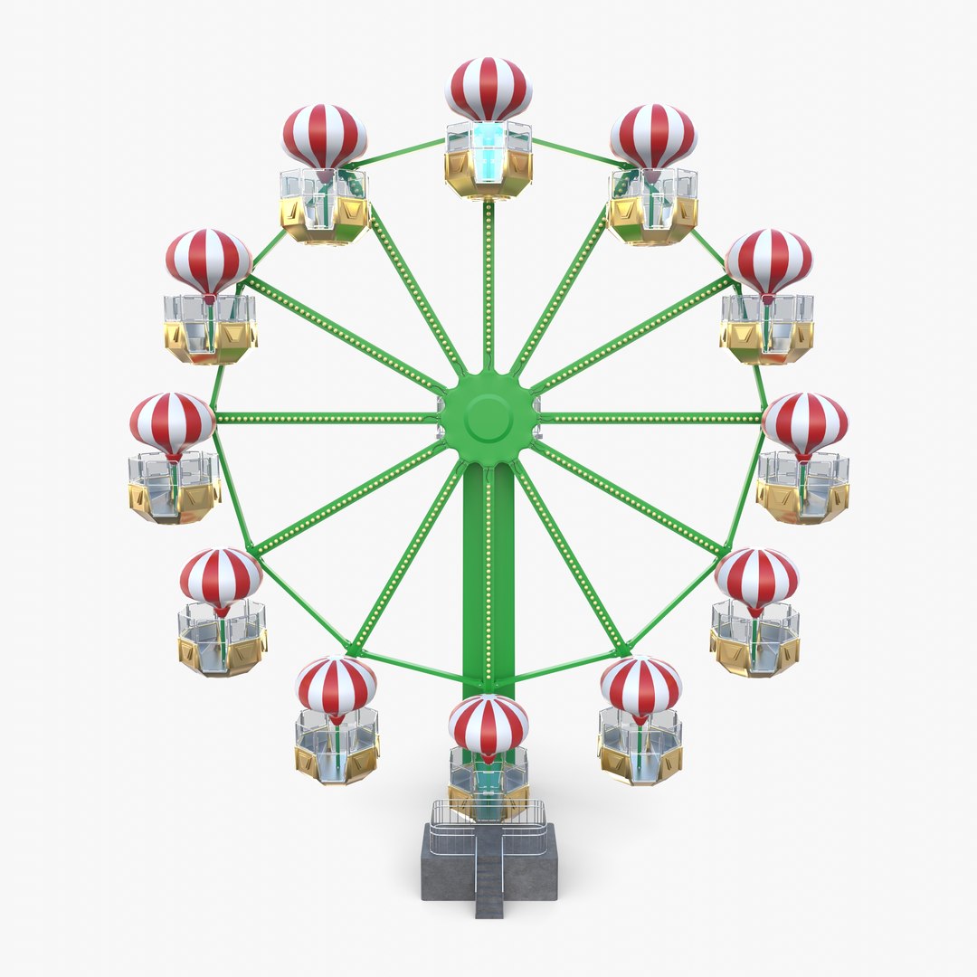 Ferris wheel v1 3D model - TurboSquid 2061174