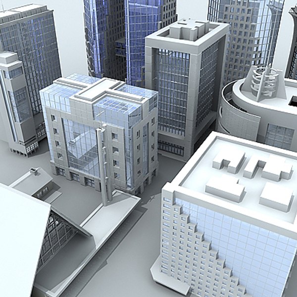 buildings 3d model