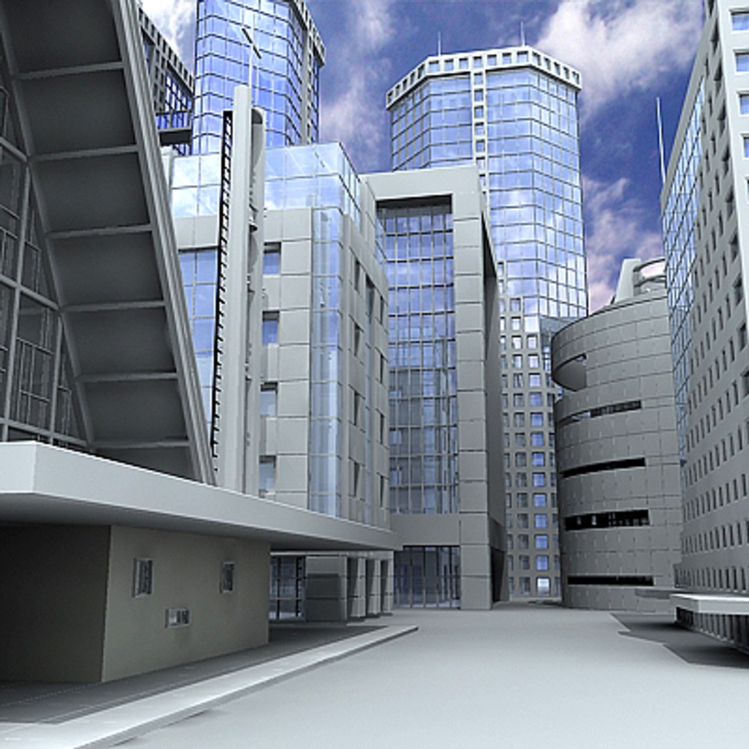 buildings 3d model