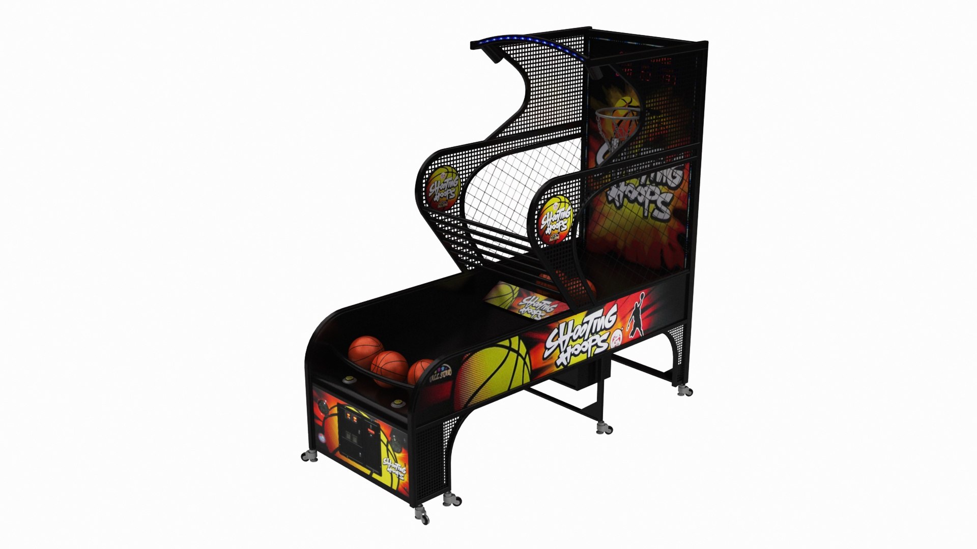 Basketball Arcade Machine 3D Model - TurboSquid 1488195