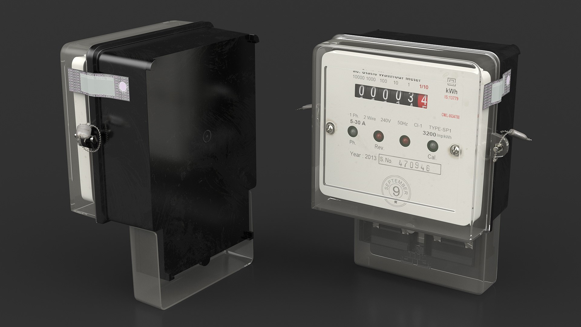 3D Electric Power Meter Model - TurboSquid 2070405