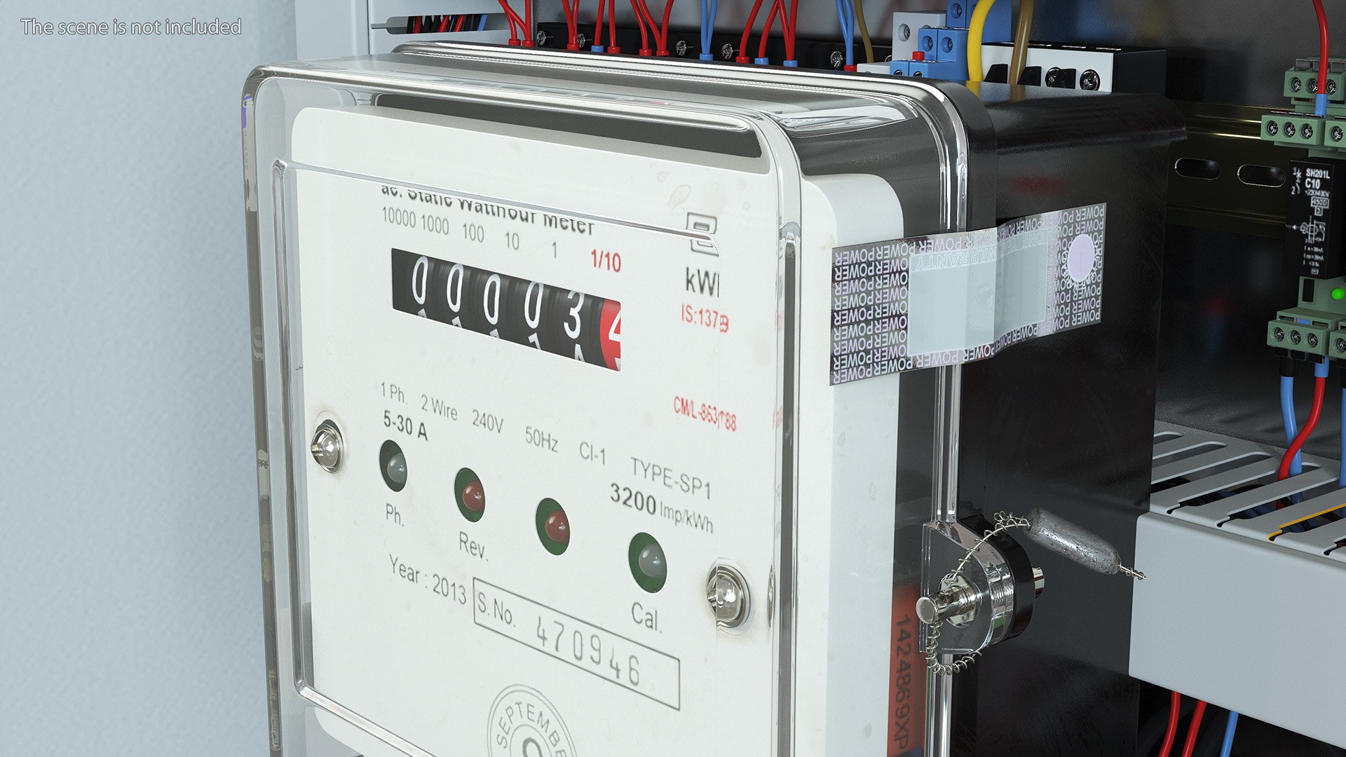 3D Electric Power Meter Model - TurboSquid 2070405