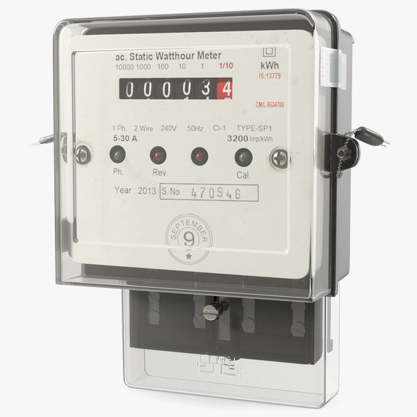 Electrical Meter 3D Models for Download | TurboSquid