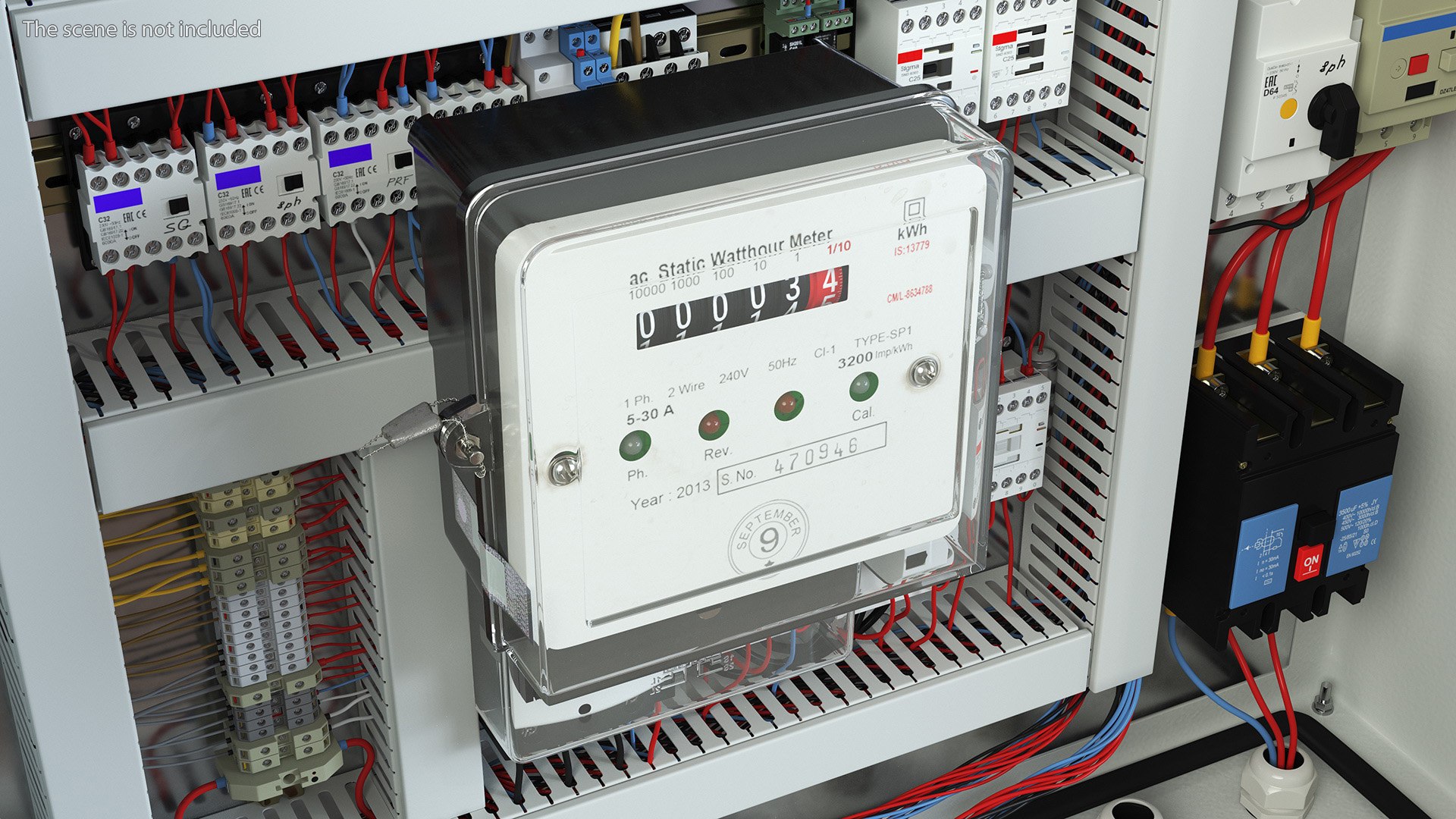 3D Electric Power Meter Model - TurboSquid 2070405