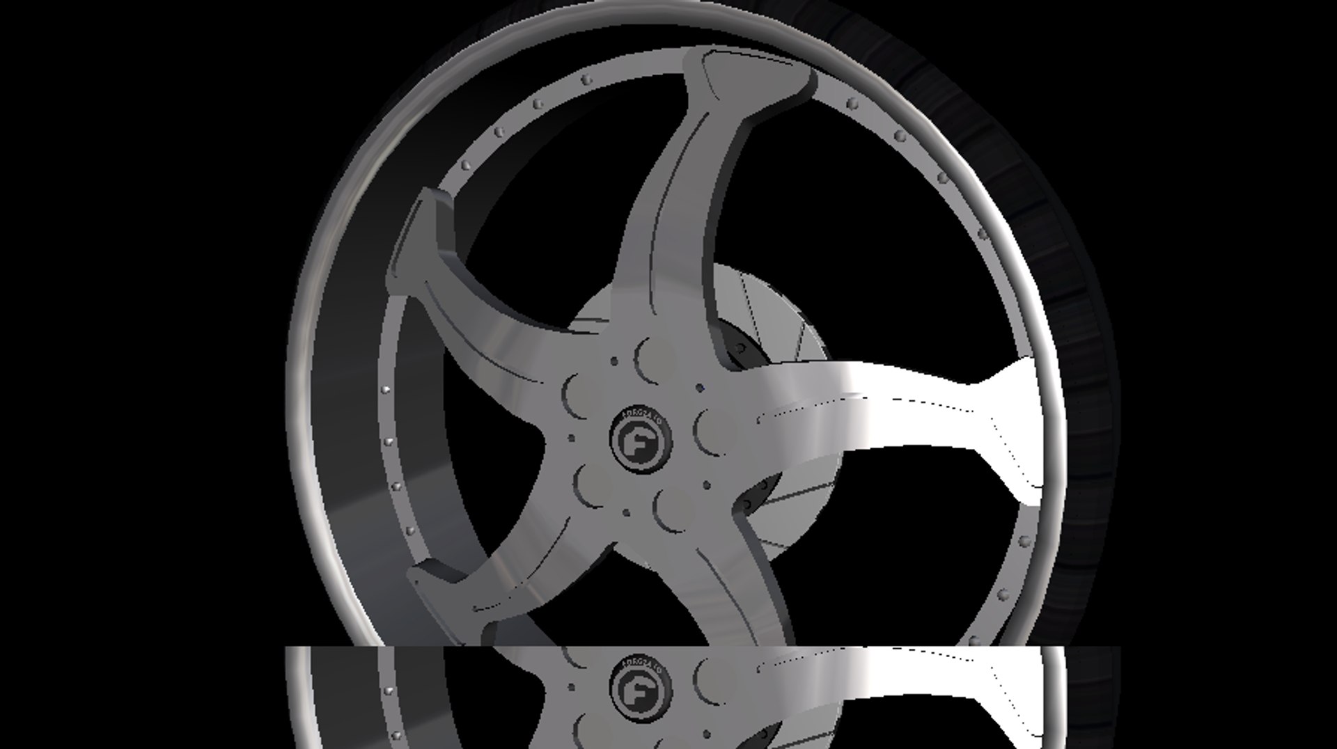 3d Model Forgiato Curva