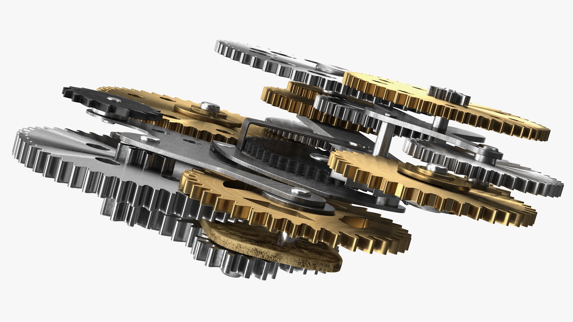 Clock Mechanisms Collection 3 3D Model - TurboSquid 2519404