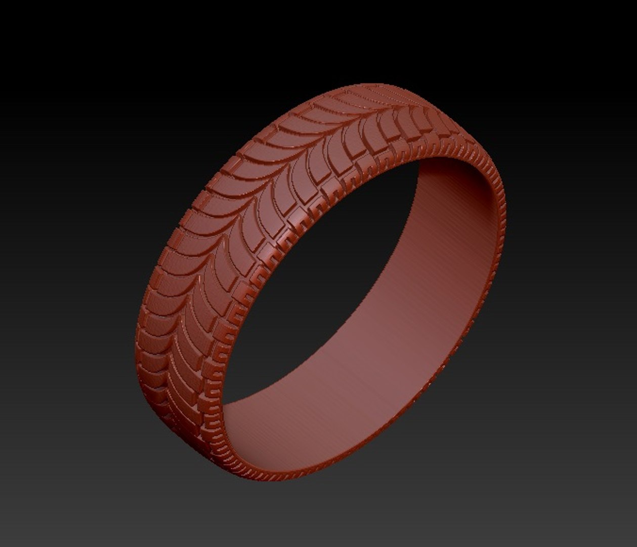 3D biker wheel wedding ring model - TurboSquid 1313969