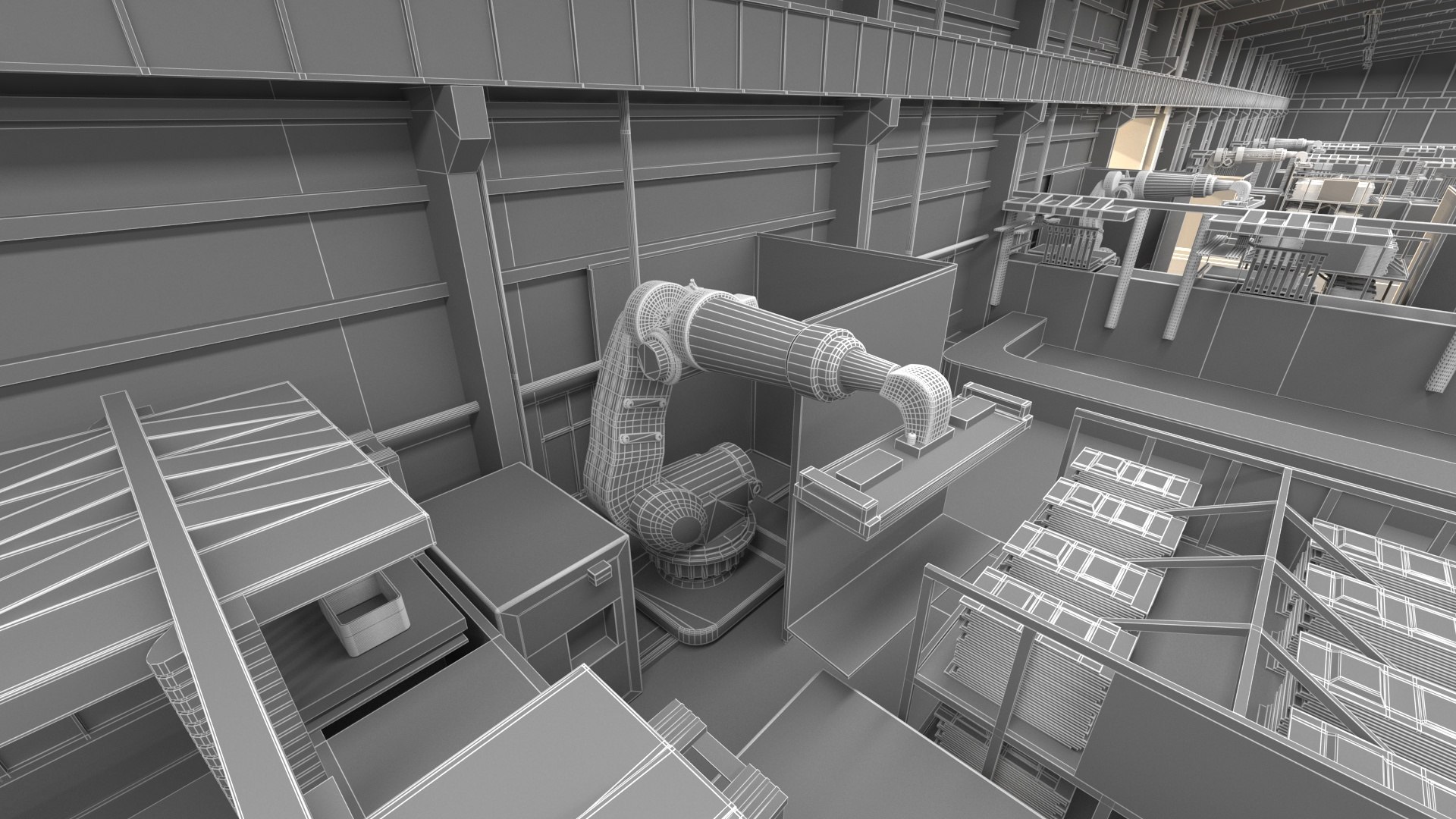 Factory 3D Model - TurboSquid 2237417