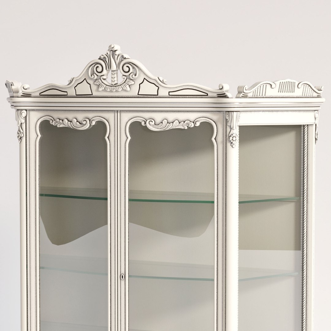 3ds Max Minerva Glass Cabinet