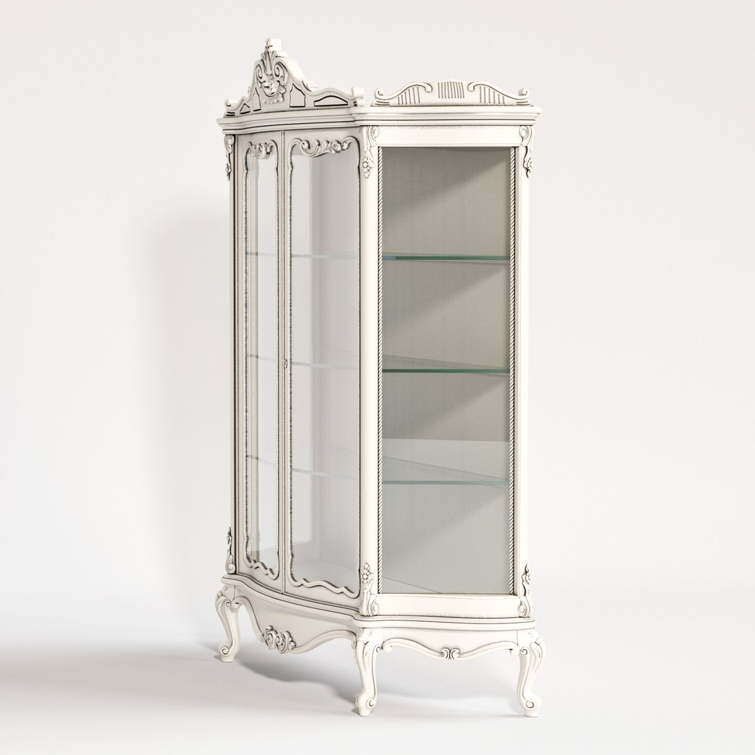 3ds Max Minerva Glass Cabinet
