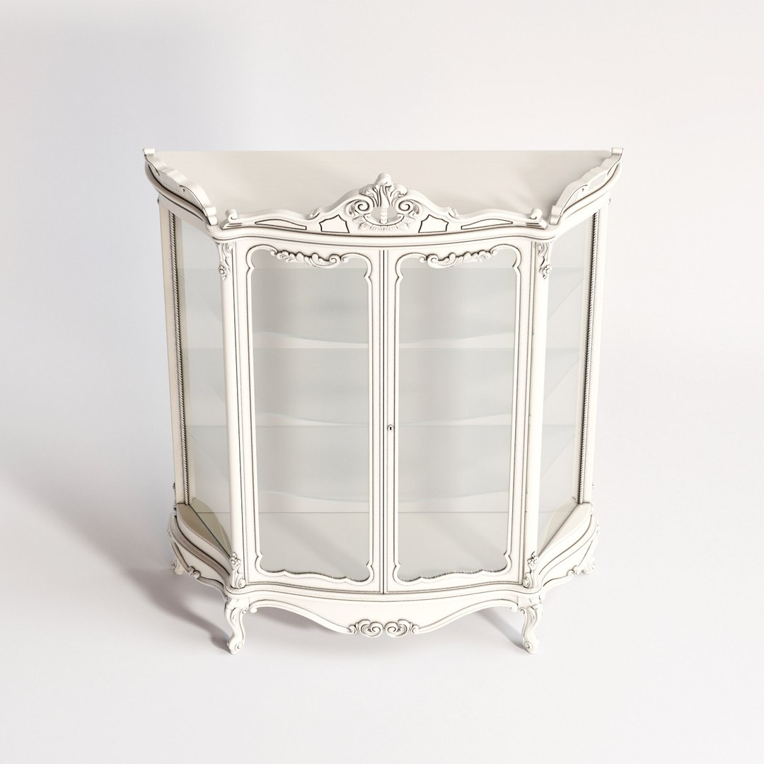 3ds Max Minerva Glass Cabinet