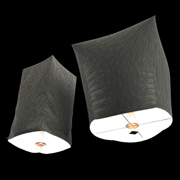 Chinese sky lantern 3D - TurboSquid 1651703
