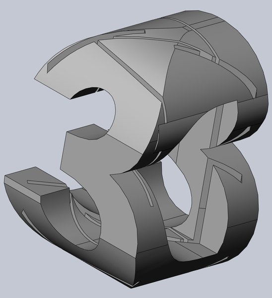 modelo 3d Logo 3D Perspectiva Puzzle gratis - TurboSquid 1322492