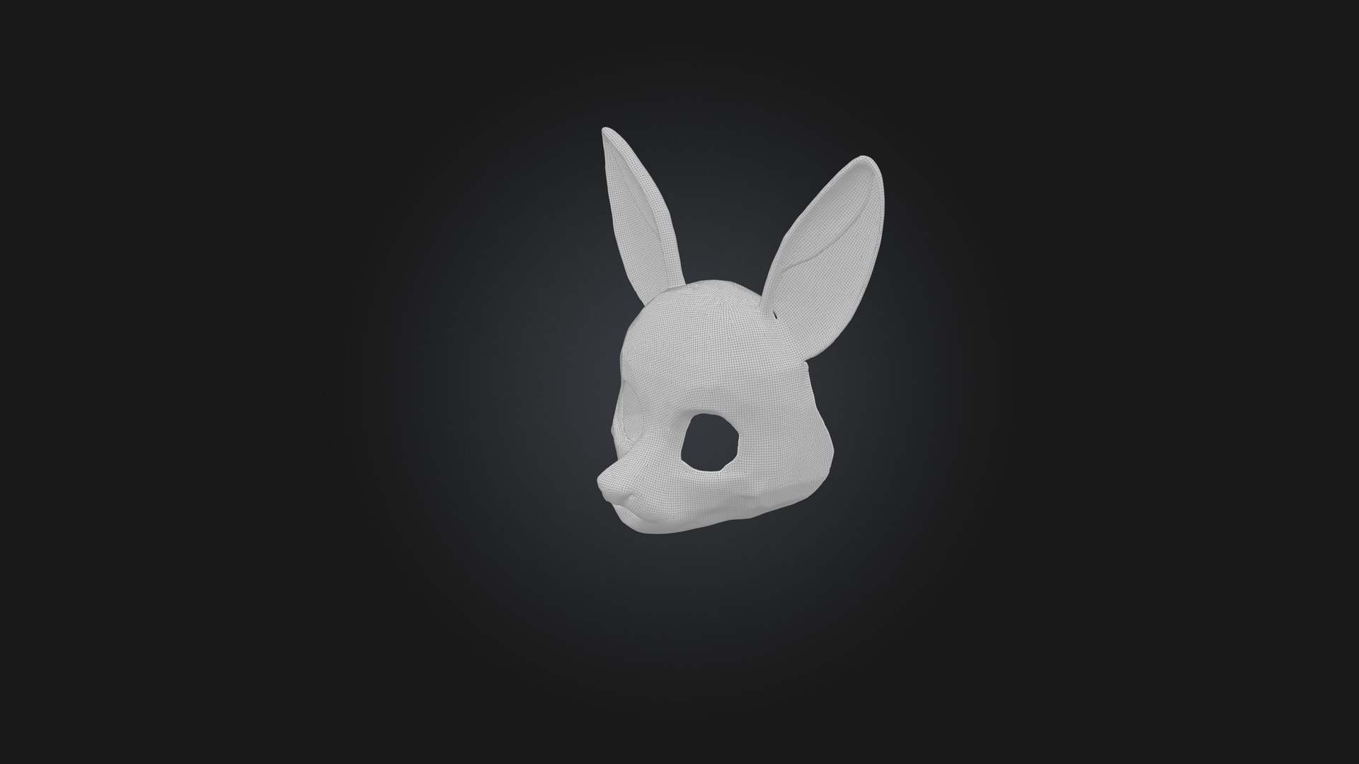3D Rabbit Mask Model - TurboSquid 2290952