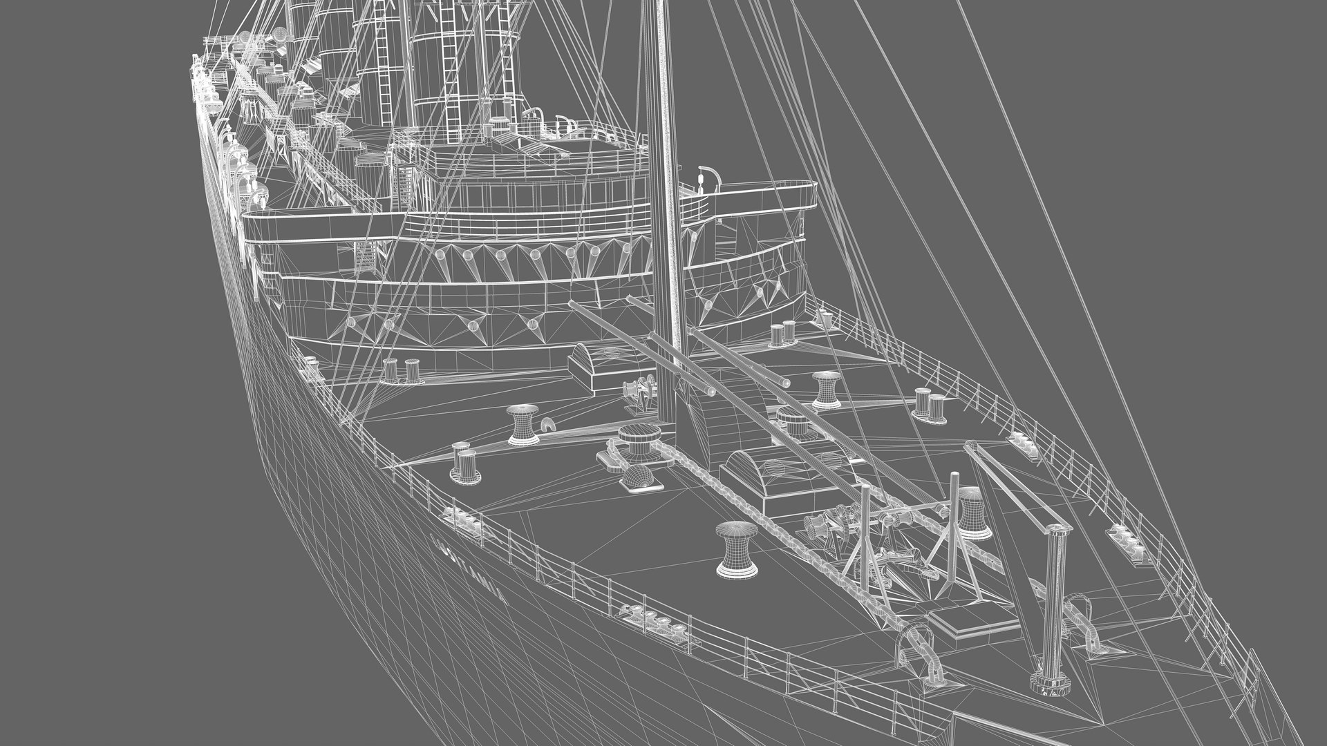 3D The Lusitania Model - TurboSquid 1730662