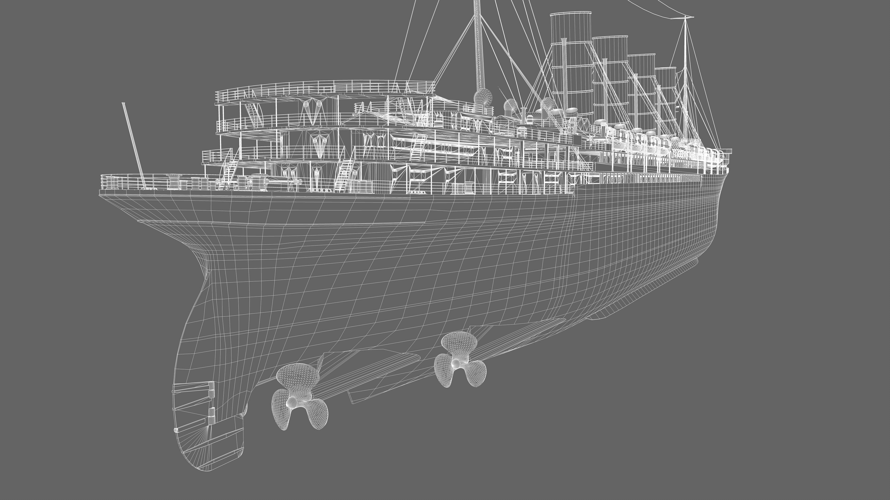 3D The Lusitania model - TurboSquid 1730662