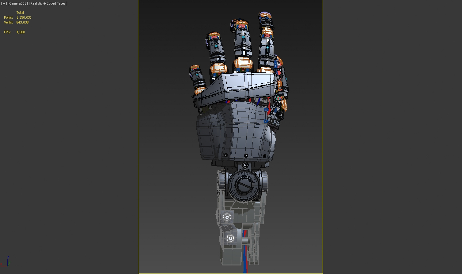 mechanical robotic hand x