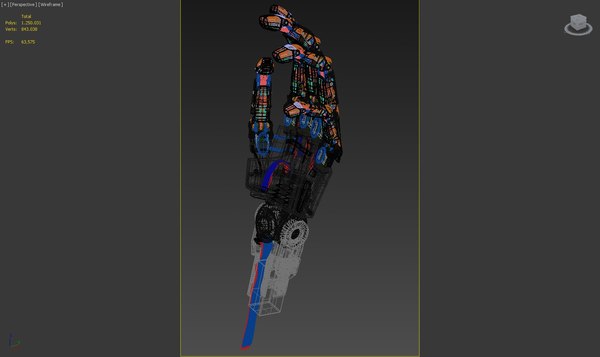 mechanical robotic hand x