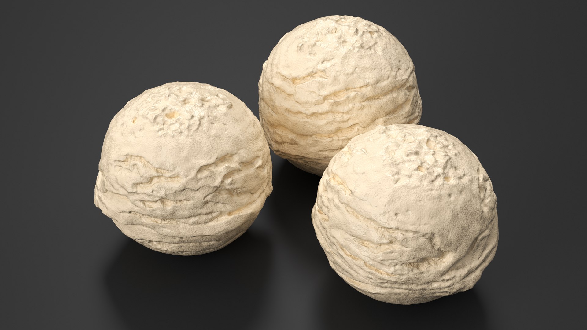 Vanilla Ice Cream Scoop 3D Model - TurboSquid 2233823