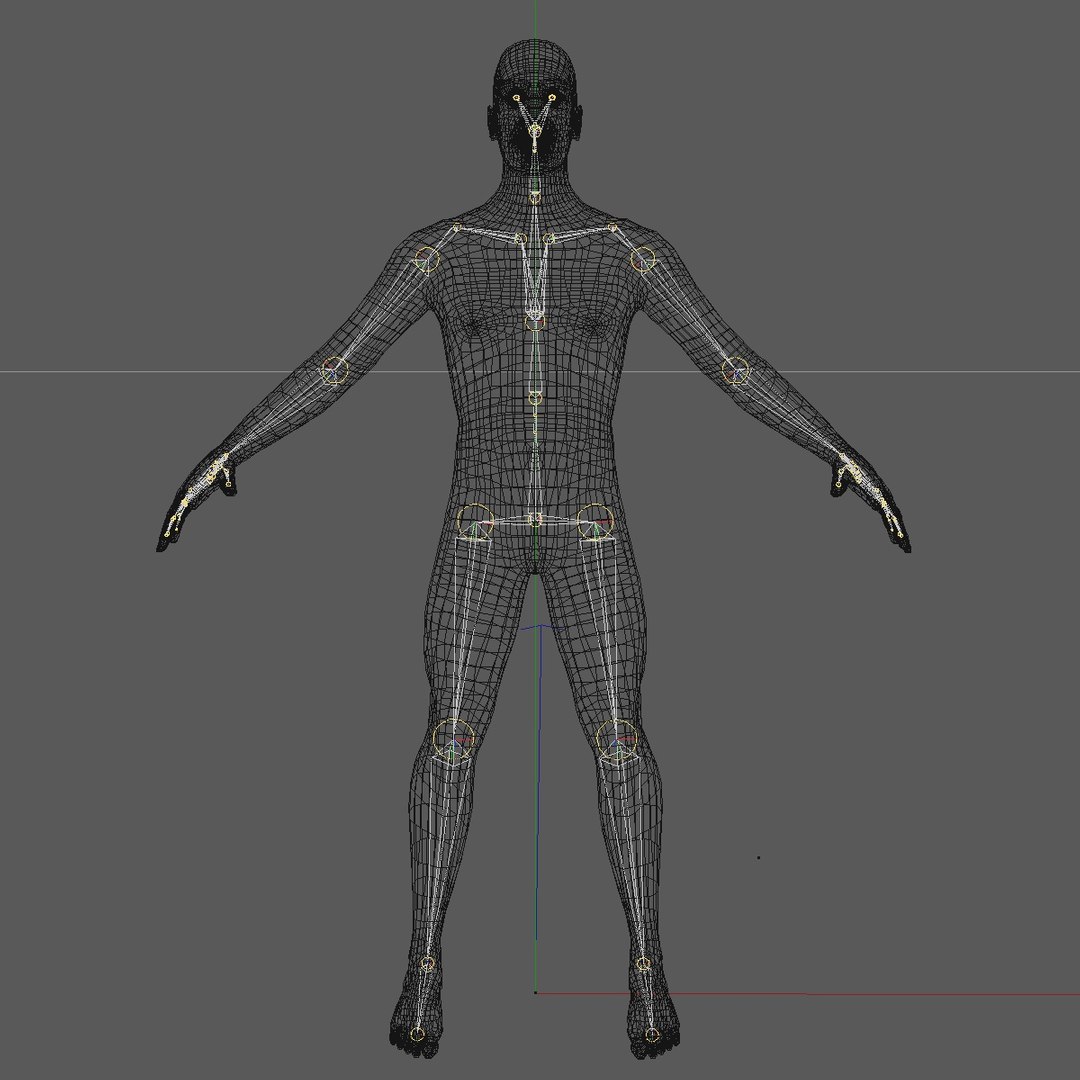 3d realistic base mesh 24