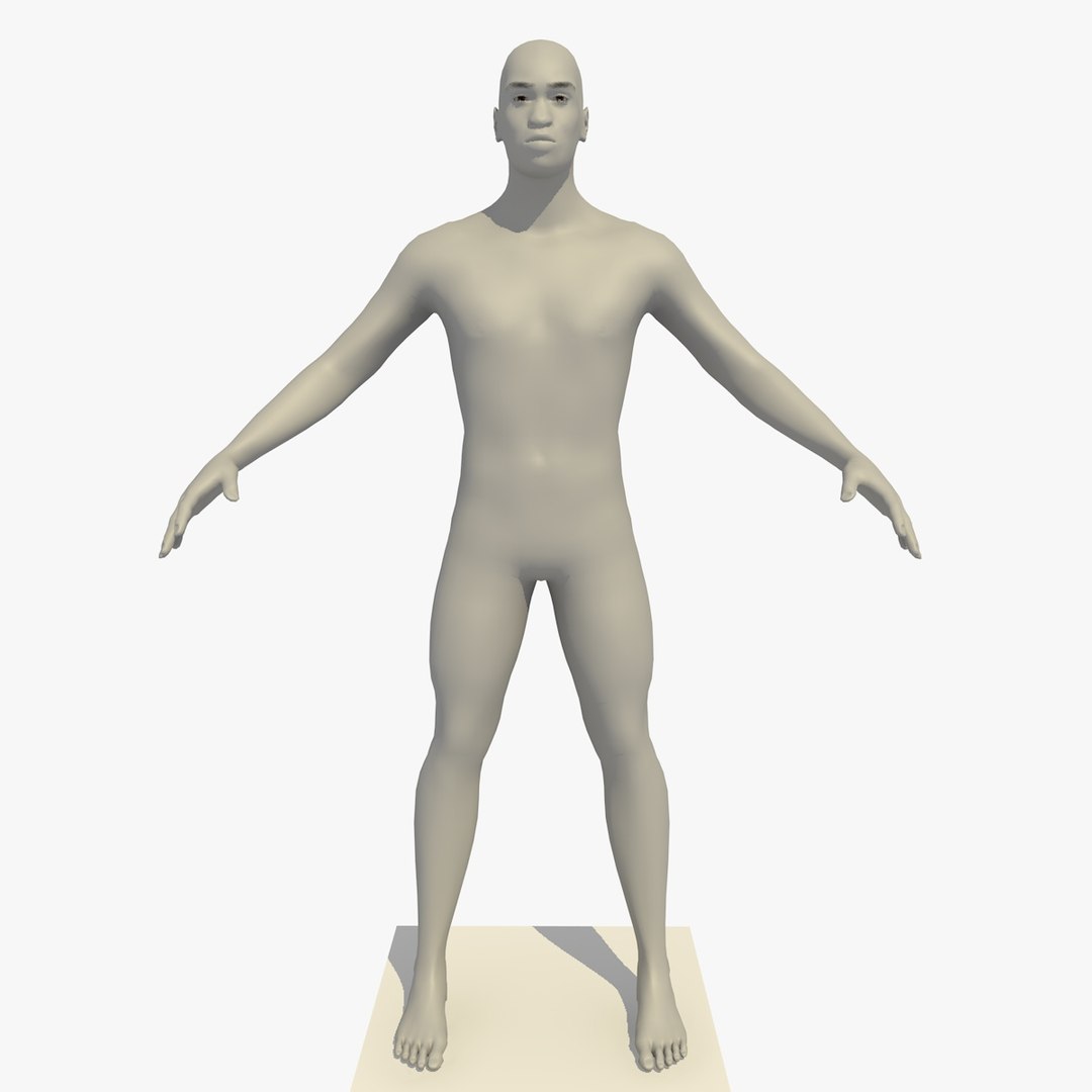 3d realistic base mesh 24