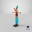 Disneys Goofy Rigged 3d Model