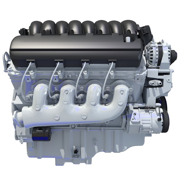 3d 2014 chevrolet silverado v8 engine model
