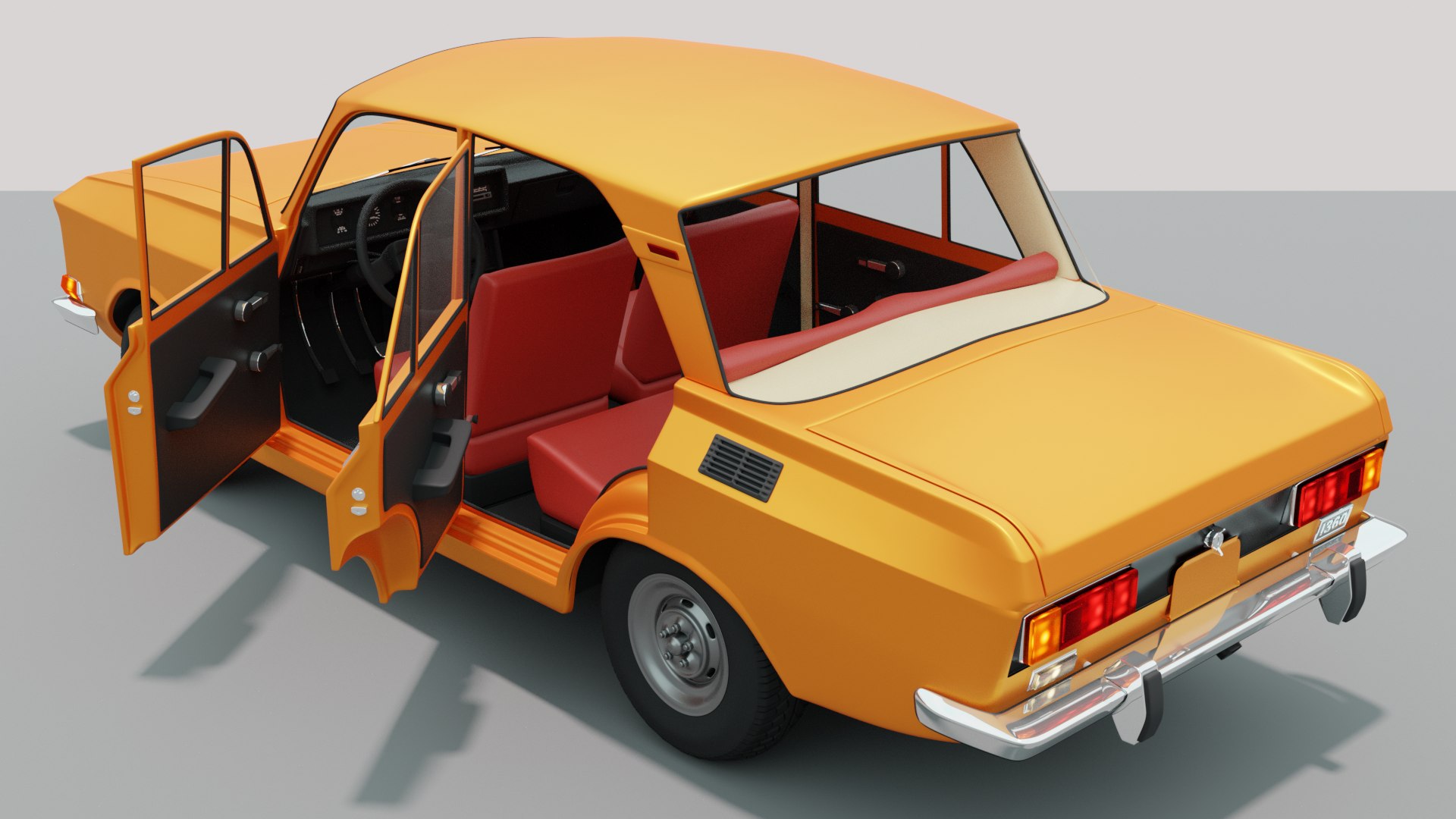 AZLK Moskvich 2138 1976 Year 3D Model - TurboSquid 1798239