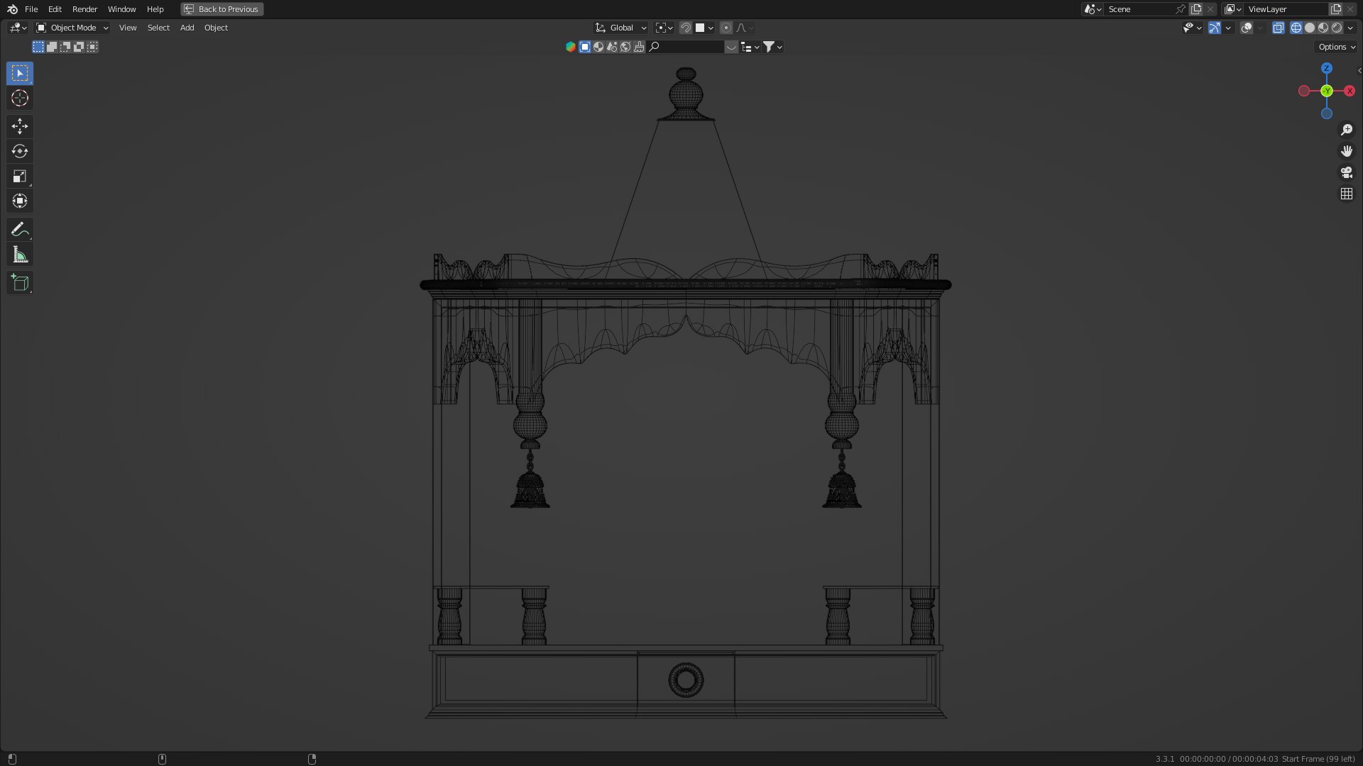 Mandir 3D model - TurboSquid 1986227
