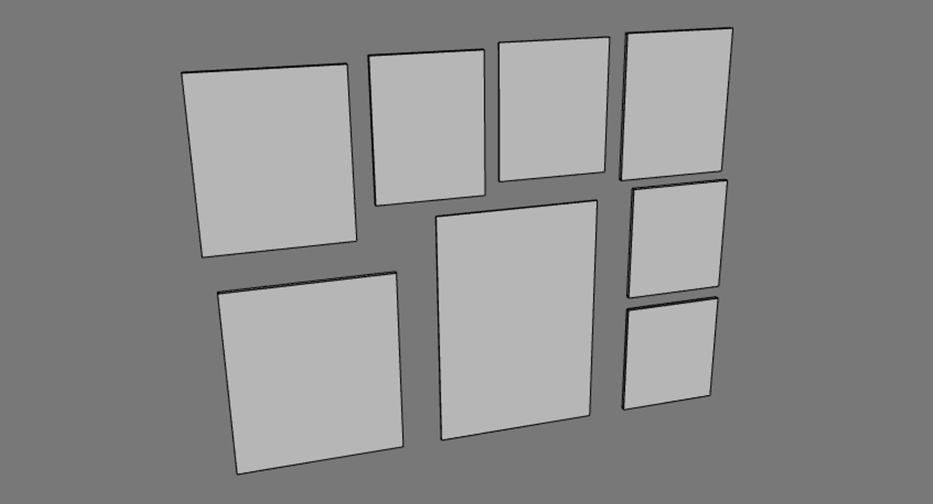 3D Picture Frames Model - TurboSquid 1316385