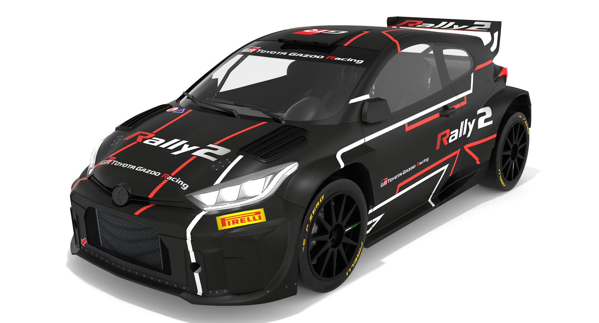 Toyota GR YARIS Rally2 Concept Car 3D model - TurboSquid 2061826