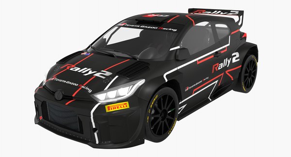 modelo 3d Toyota GR Yaris Rally2 Concept Car - TurboSquid 2061826