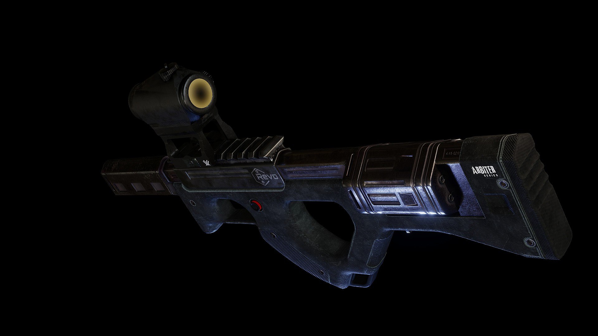 3D Revo Bullpup Heavy Revolver - TurboSquid 1723842