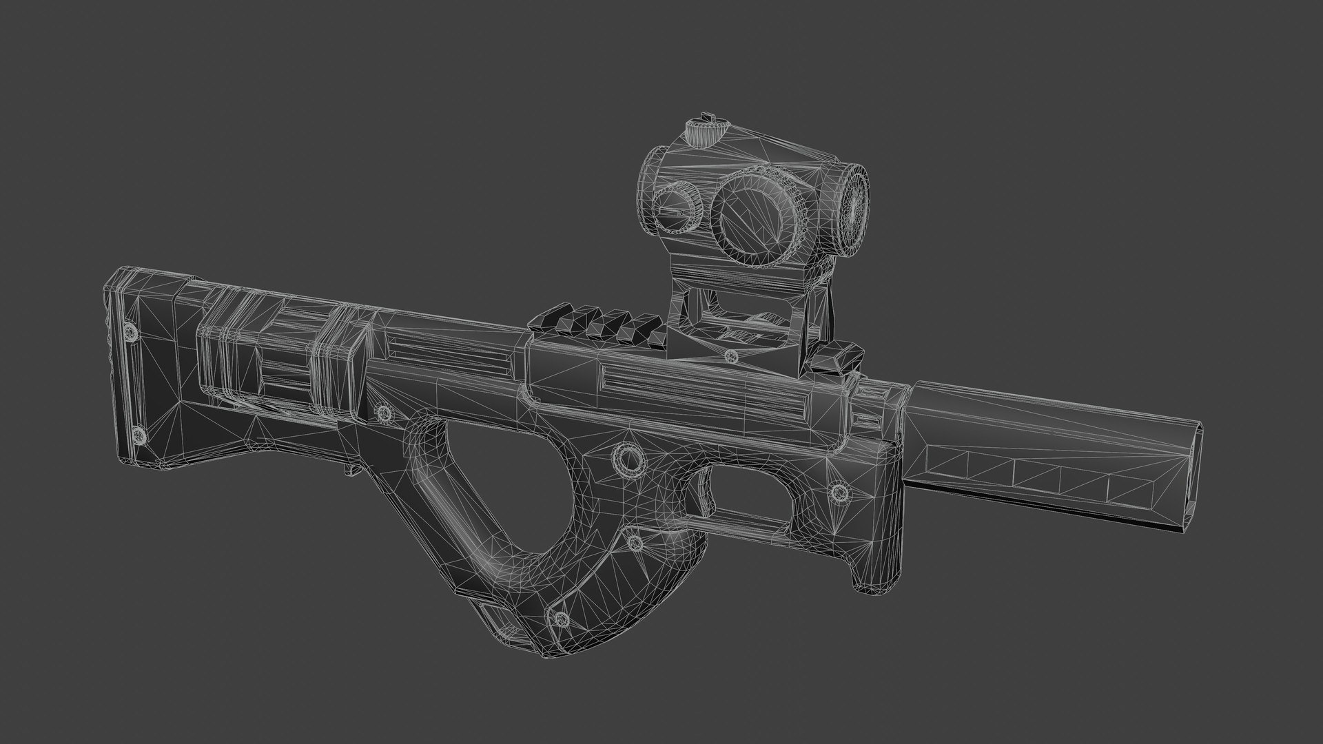 3D Revo Bullpup Heavy Revolver - TurboSquid 1723842