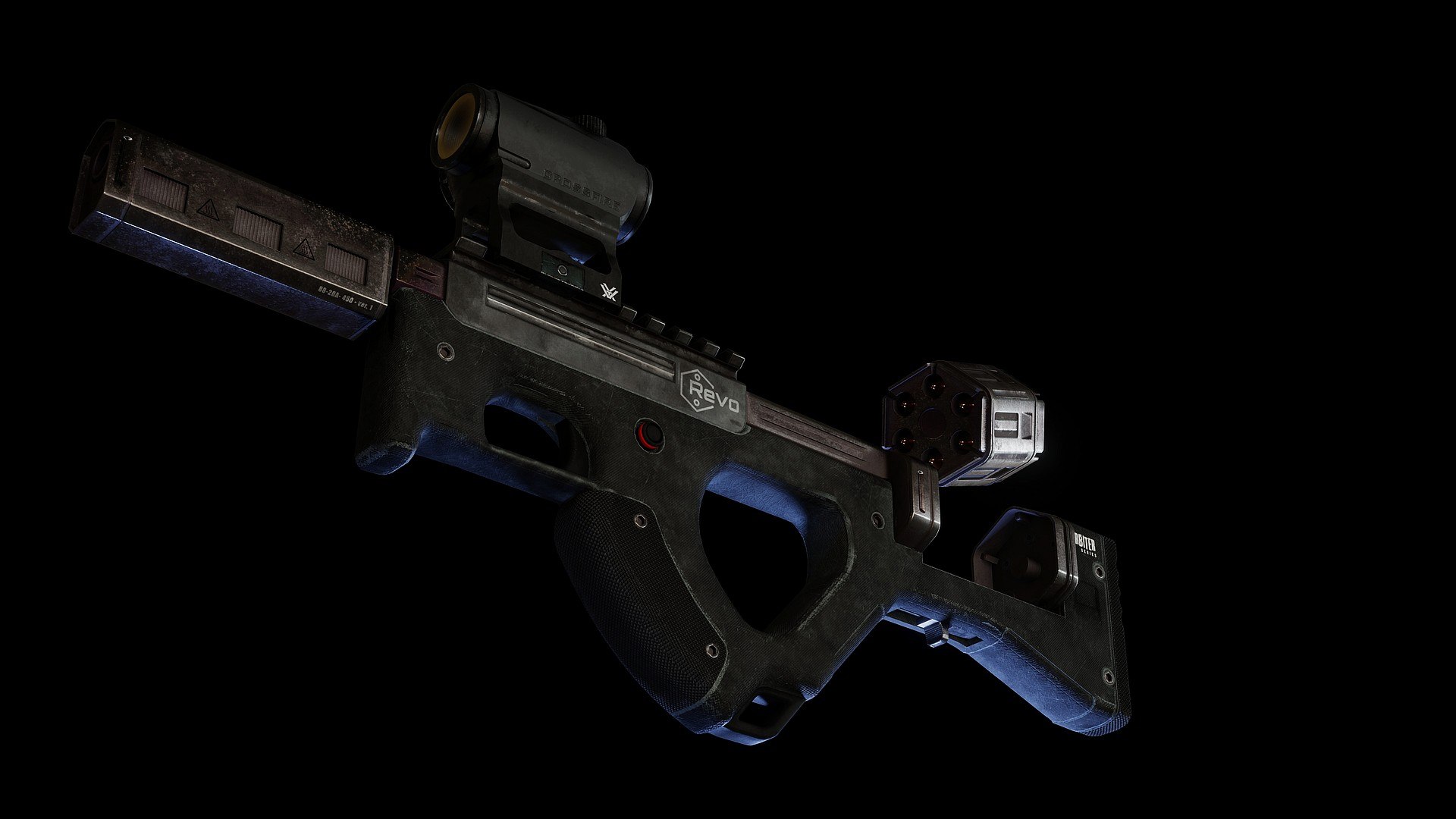 3D Revo Bullpup Heavy Revolver - TurboSquid 1723842