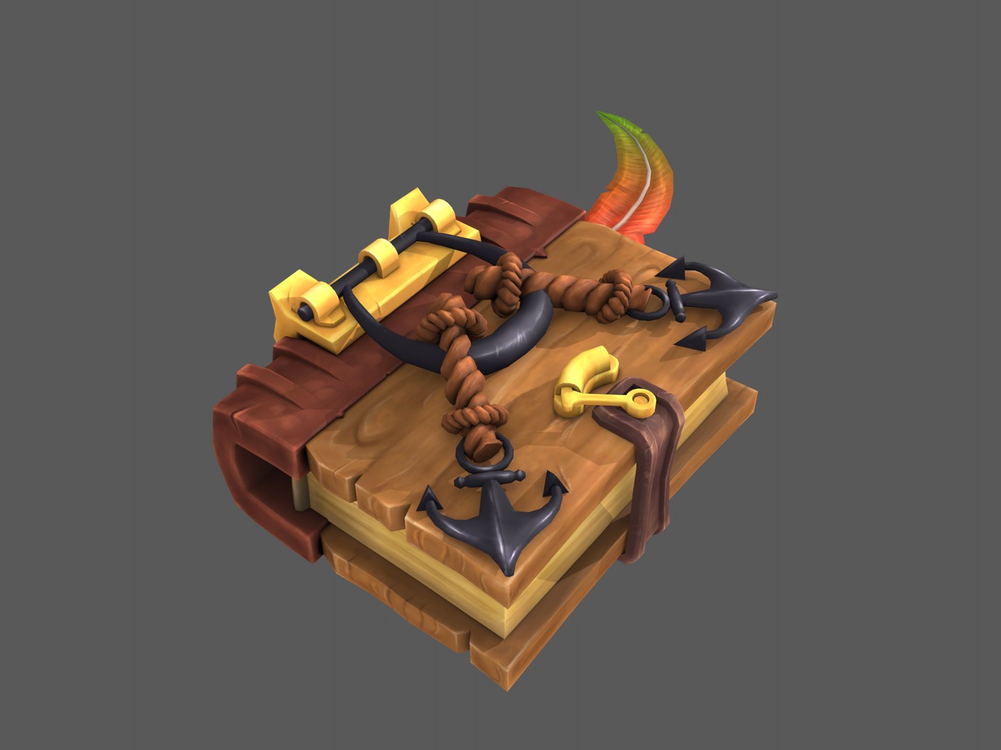 3D Stylized Book Model - TurboSquid 1490686