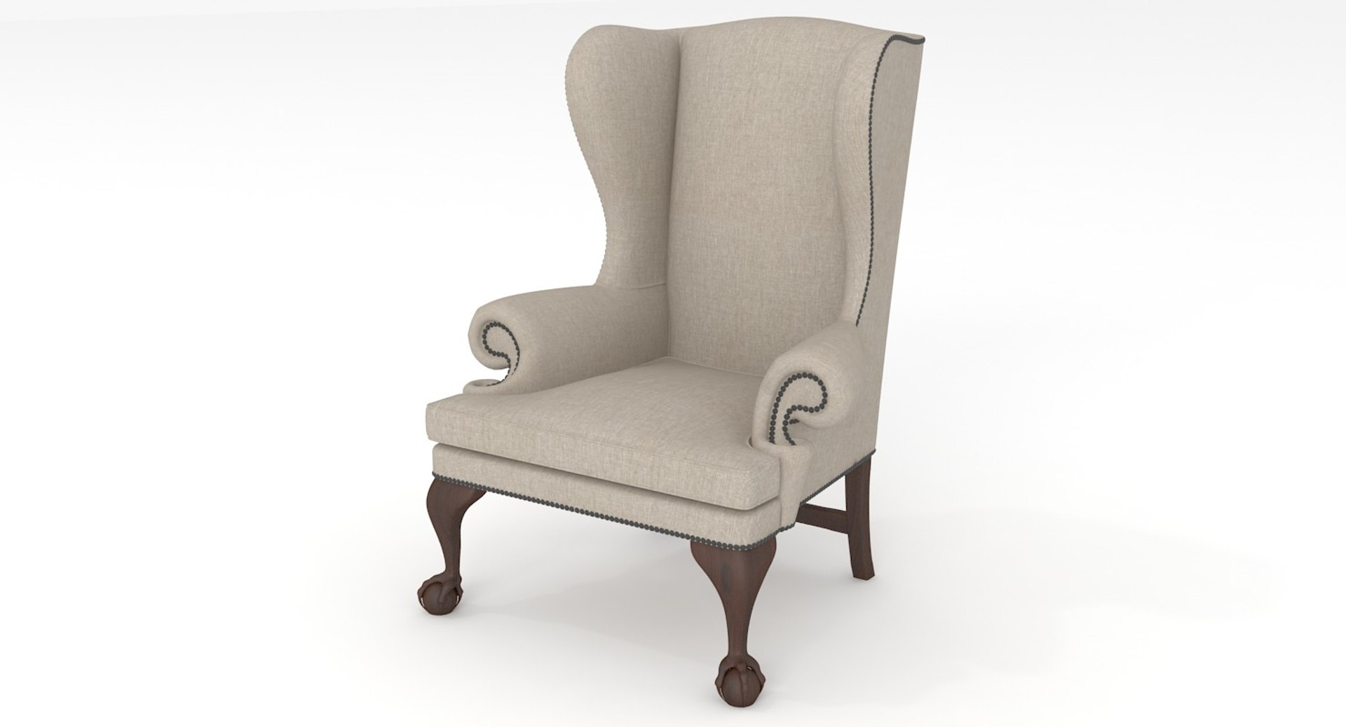 Wing Chair 3d Max
