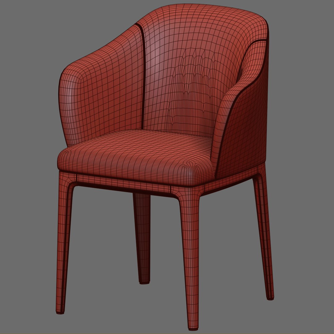 Busnelli Manda Chair Table 3D - TurboSquid 1424895